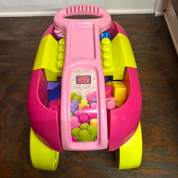 Mega Bloks | Toys | Mega Blocks First Builders Block Scooping Wagon Pink Purple Preschool Toy ...